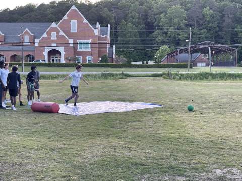 Cooper-Summerbell Slip 'N Slide Kickball Fun!